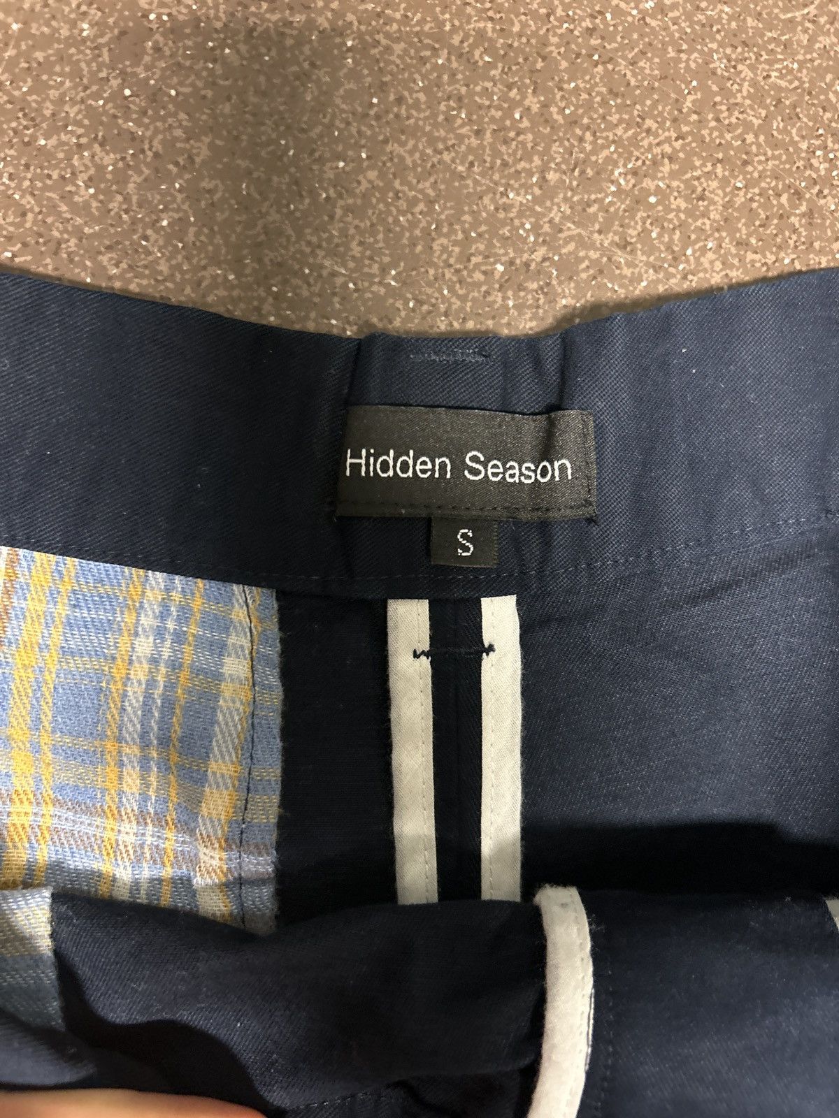 HIDDEN HIDDEN SEASON NAVY BAGGY CHINOS | Grailed