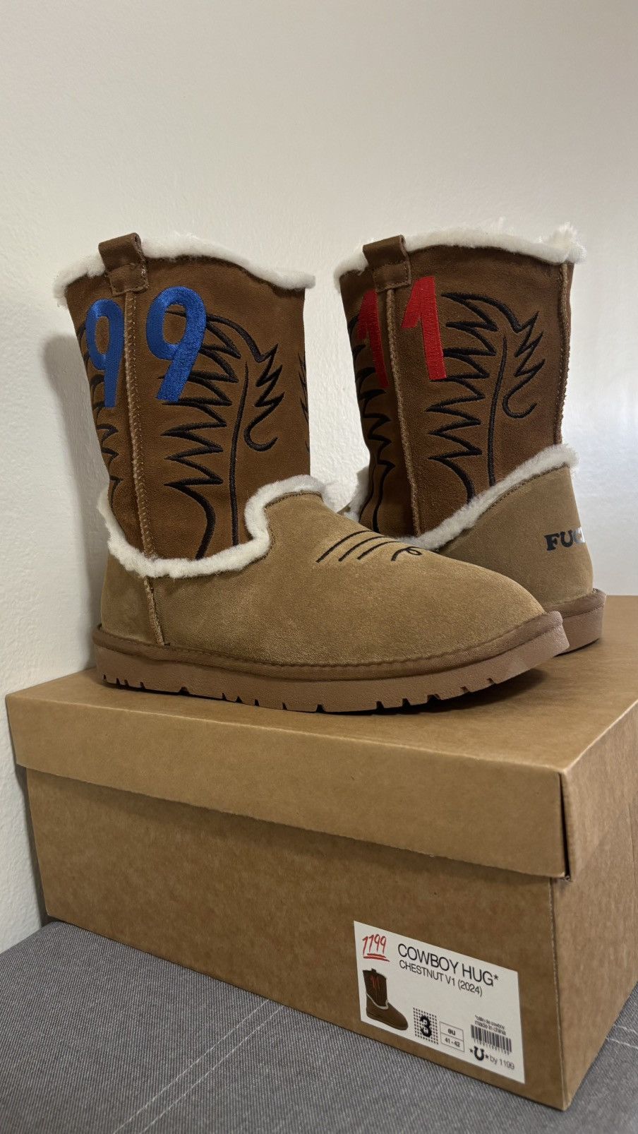 Rare × Streetwear Bazo 1199 Ugg Cowboy Boots | Grailed