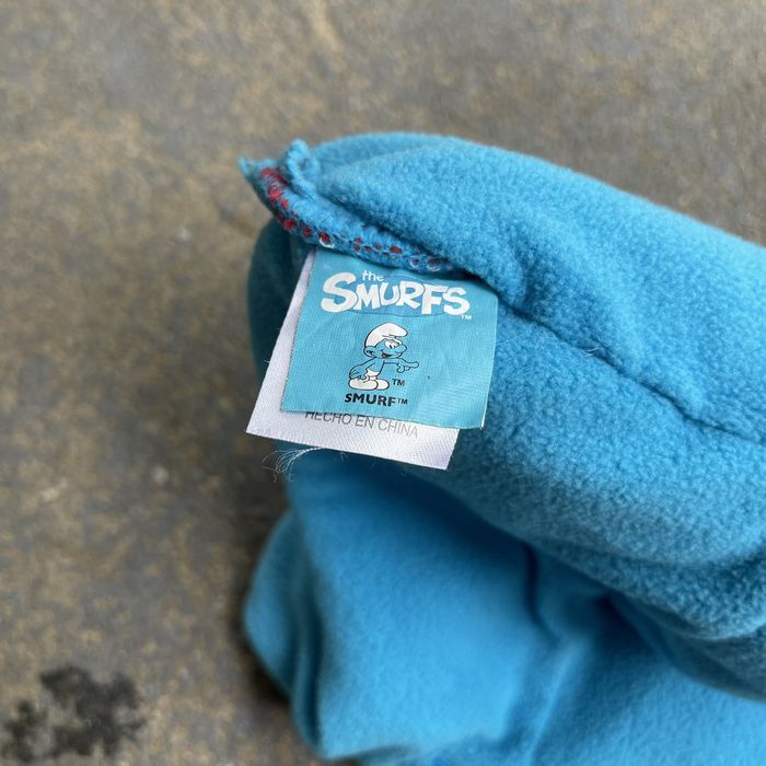 Vintage Vintage SMURFS PAPA SMURF Anime Safety Bear Style Beanie Hat ...