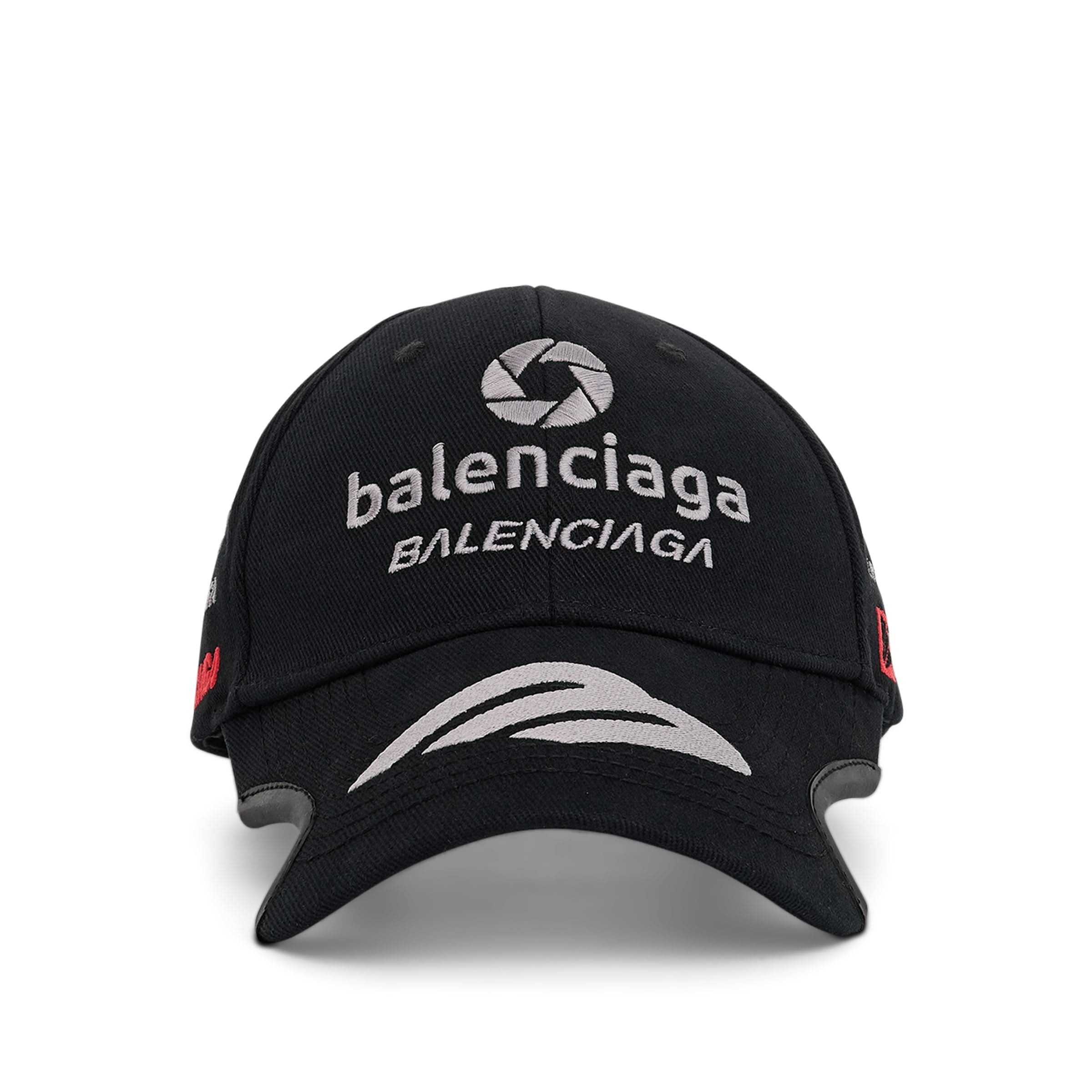 Balenciaga Cut Out Racer Cap Hat | Grailed