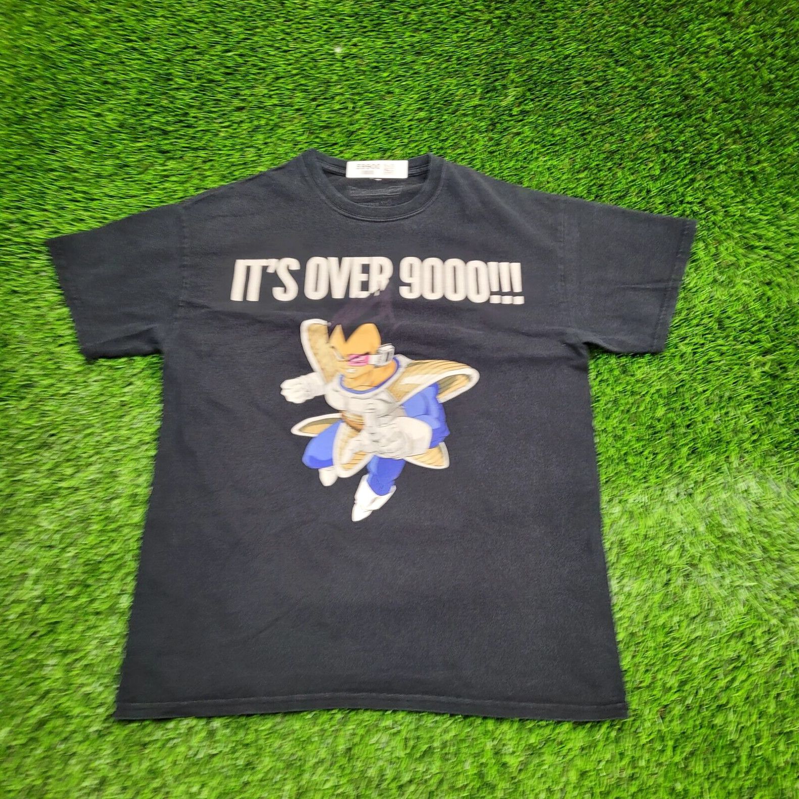 Vintage Dragon-Ball Z Funny Vegeta Its-Over-9000 Anime Meme Shirt M ...