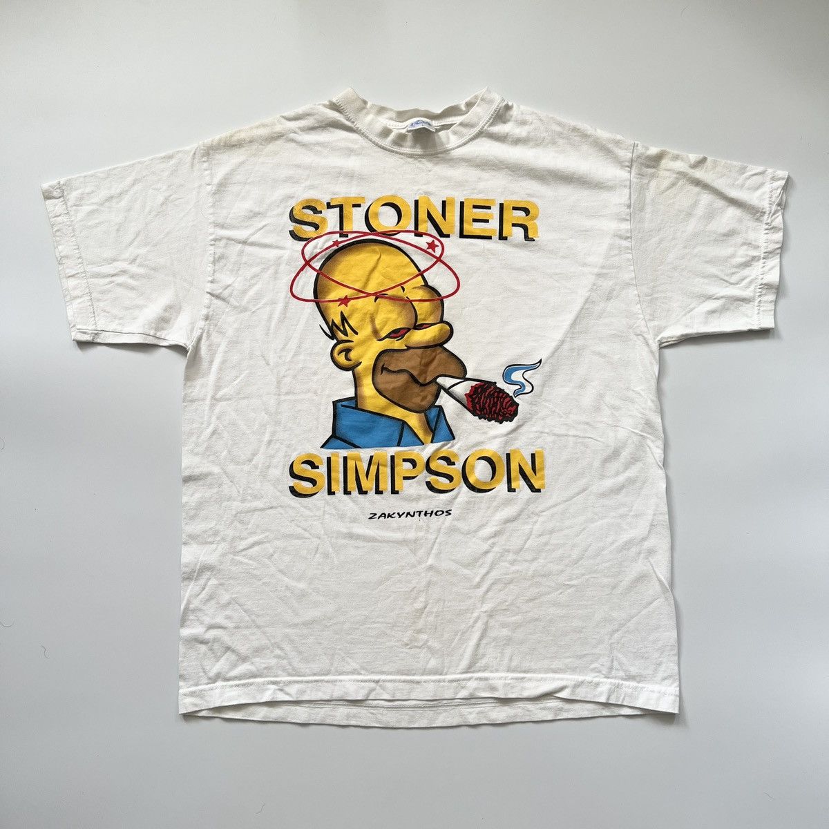 Vintage RARE💥Vintage Homer Simpsons Stoner T-Shirt tee shirt 90s | Grailed