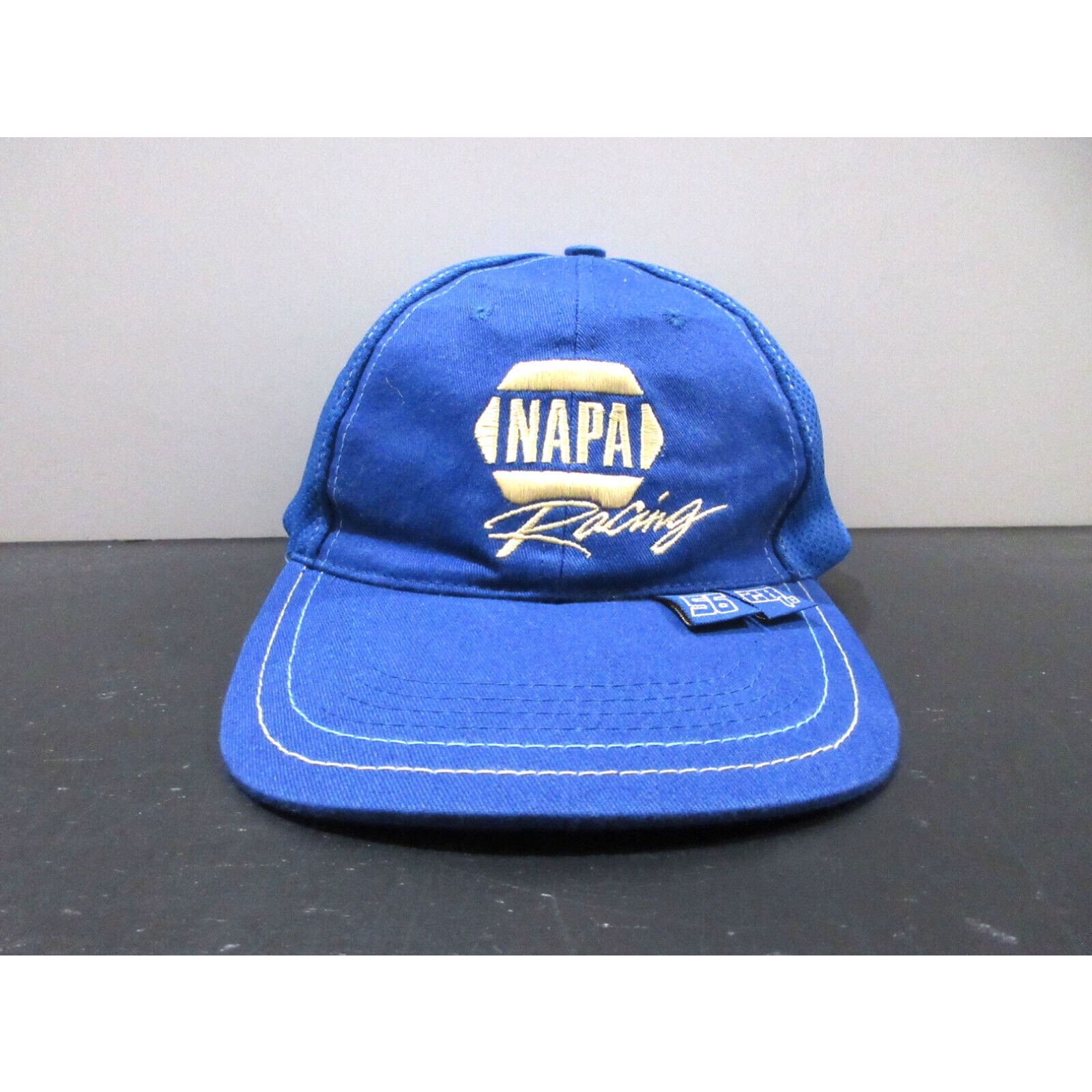 NASCAR Nascar Hat Cap Strap Back Blue Yellow Napa Racing Team Race Car ...