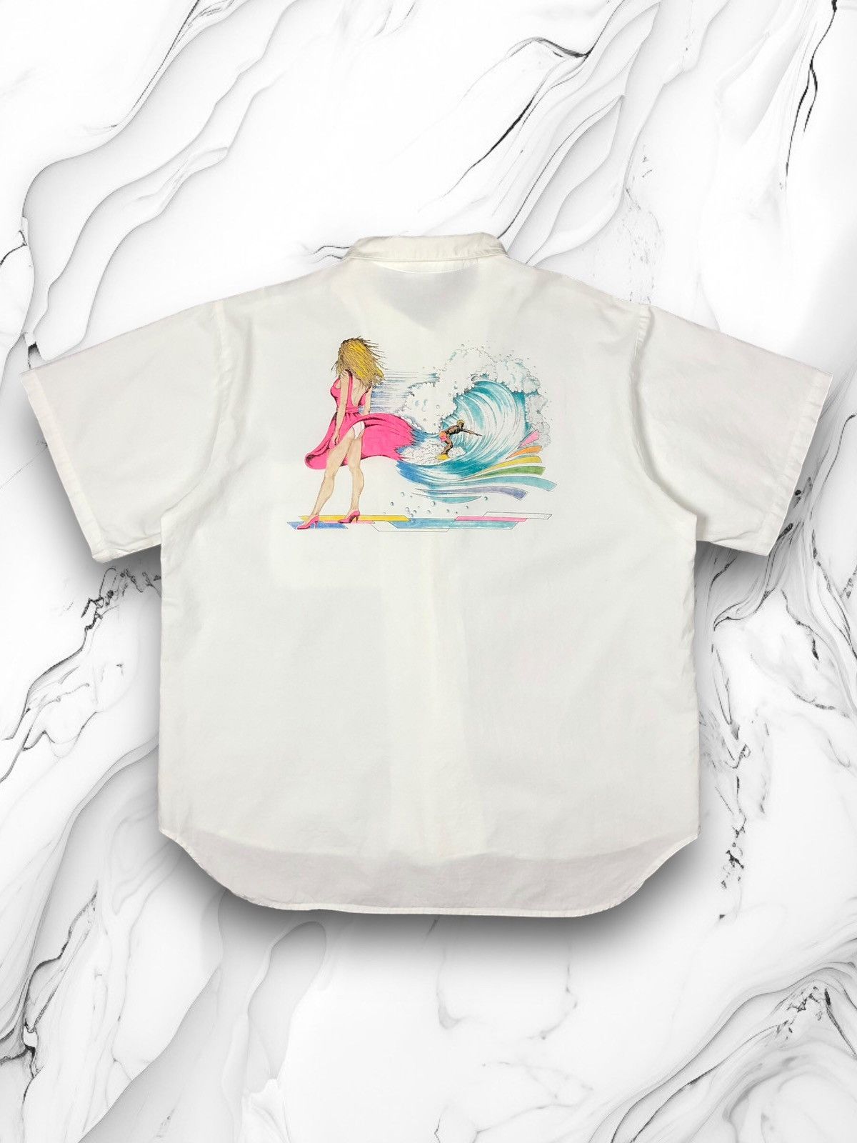 Vintage Vintage 90s Ass Girl USA Beach Surf Crazy Shirt y2k og hype ...