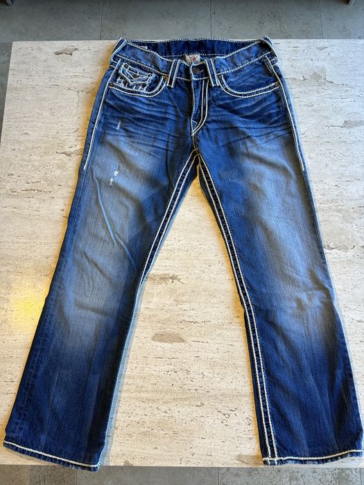True Religion Ricky Super T Rope Stitch Jeans | Grailed