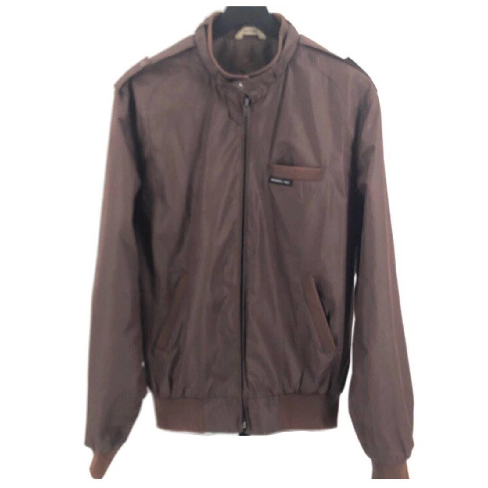 Members Only 80s members only brown windbreaker jacket 1980s vintage ...