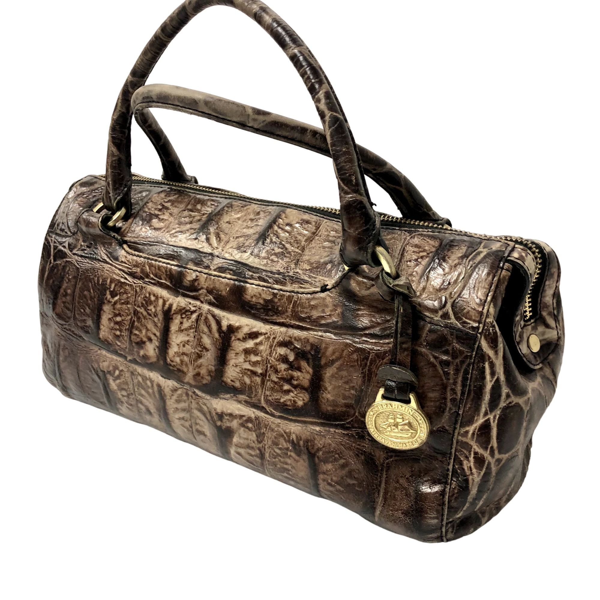 BRAHMIN Brahmin 25th Anniversary Edition MARBLED Croc Leather Purse ...