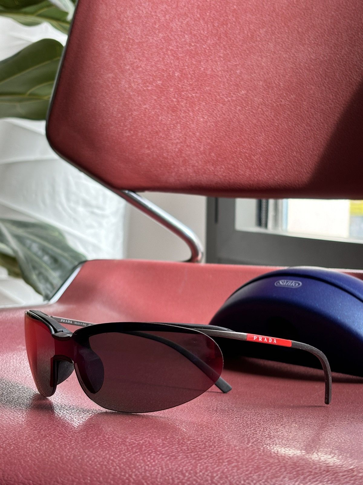 Miu Miu × Prada × Vintage PRADA Sunglasses SPS 01B Sport Luna Rossa ...