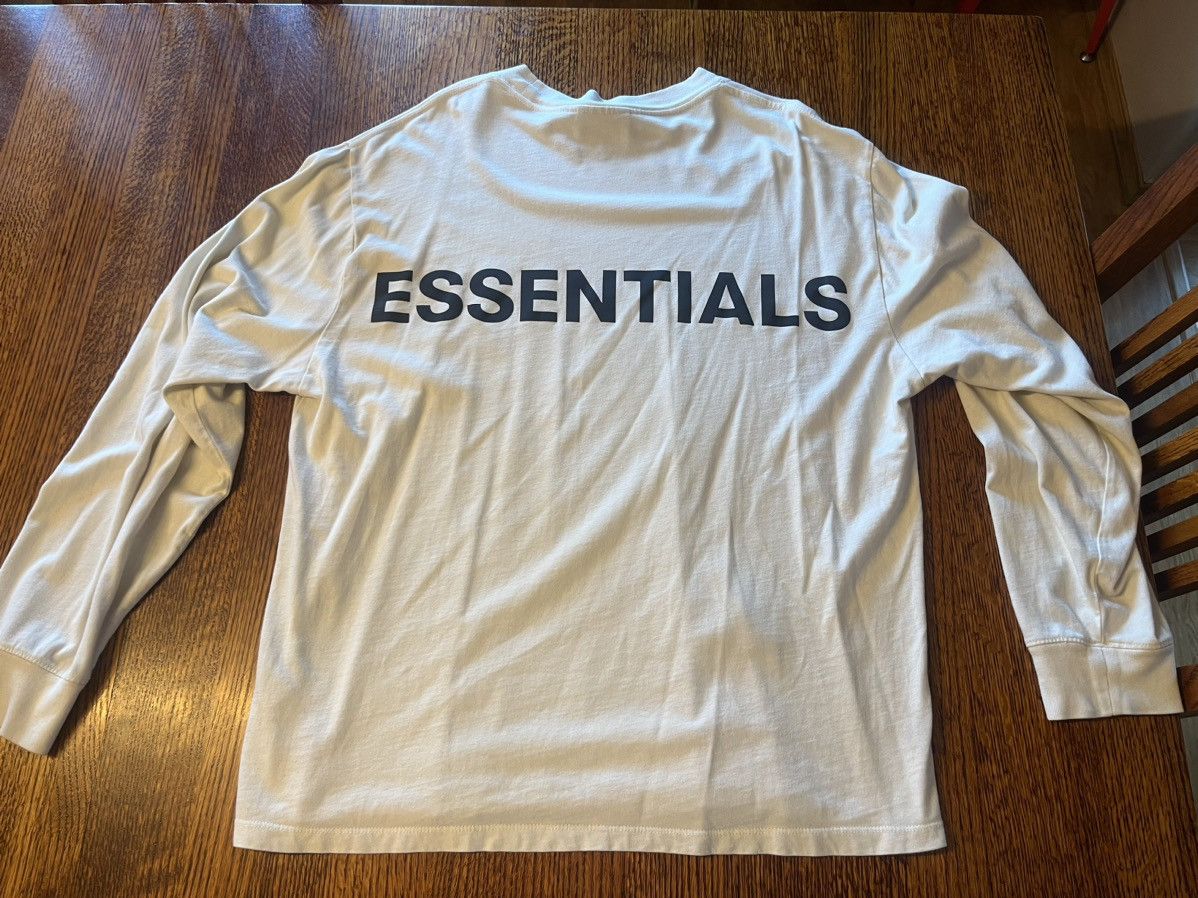 Fear of God Fear Of God Essentials Cream Long Sleeve T Shirt | Grailed