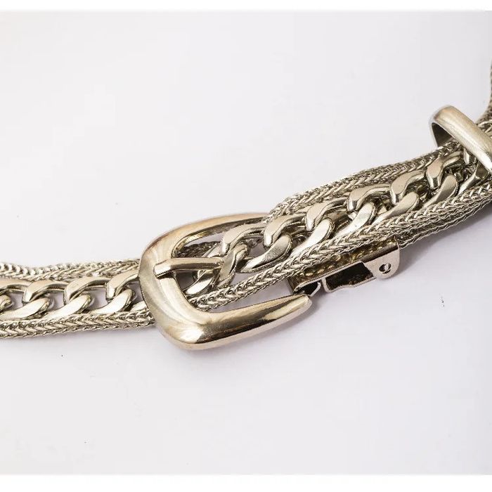 Streetwear Vintage Y2k Metal Style Chain Belt | Grailed