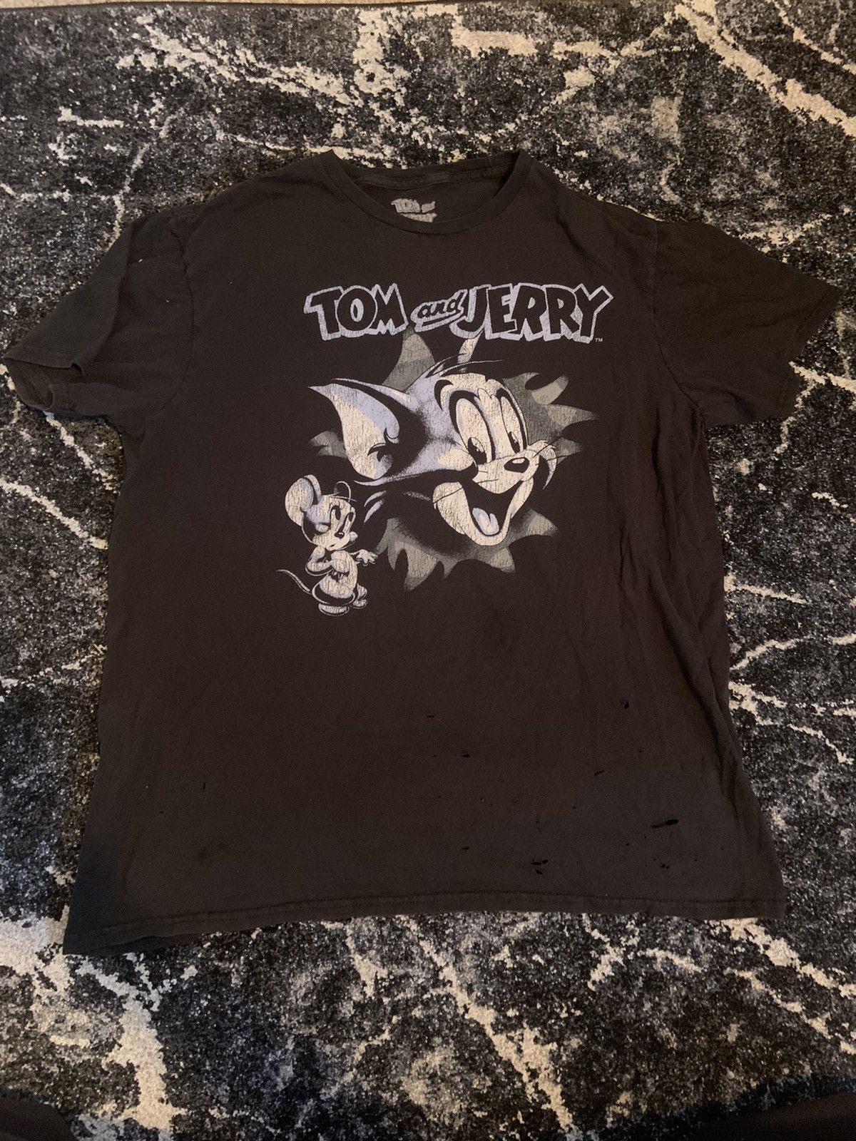 Vintage Distressed Vintage Tom and Jerry Shirt | Grailed