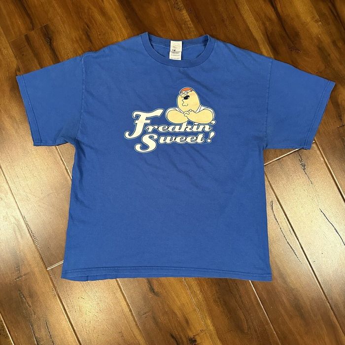 Vintage Blue Family Guy Peter Griffin Freakin Sweet Graphic Shirt | Grailed