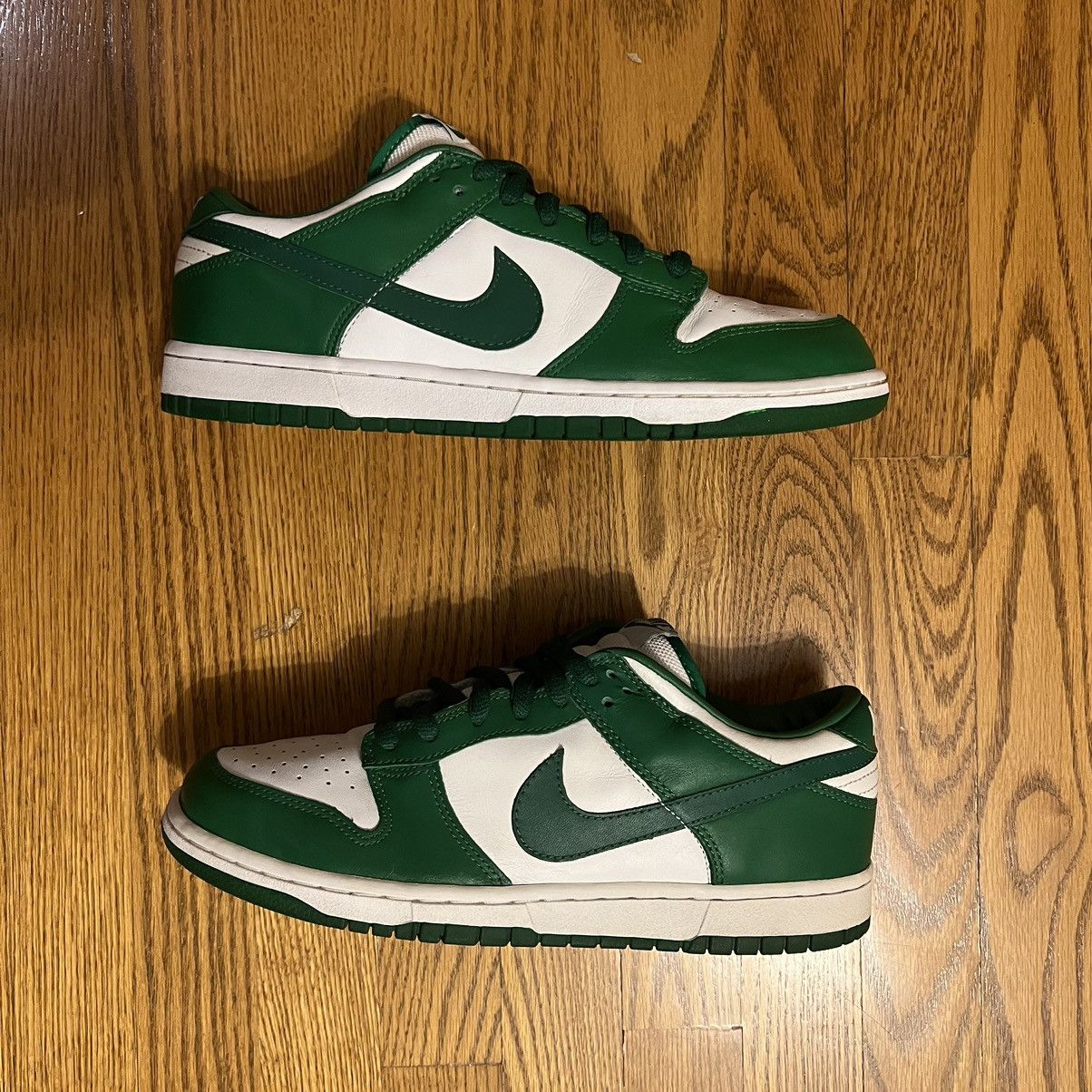 Nike × Vintage Nike Dunk Low “Celtics” 2004 | Grailed