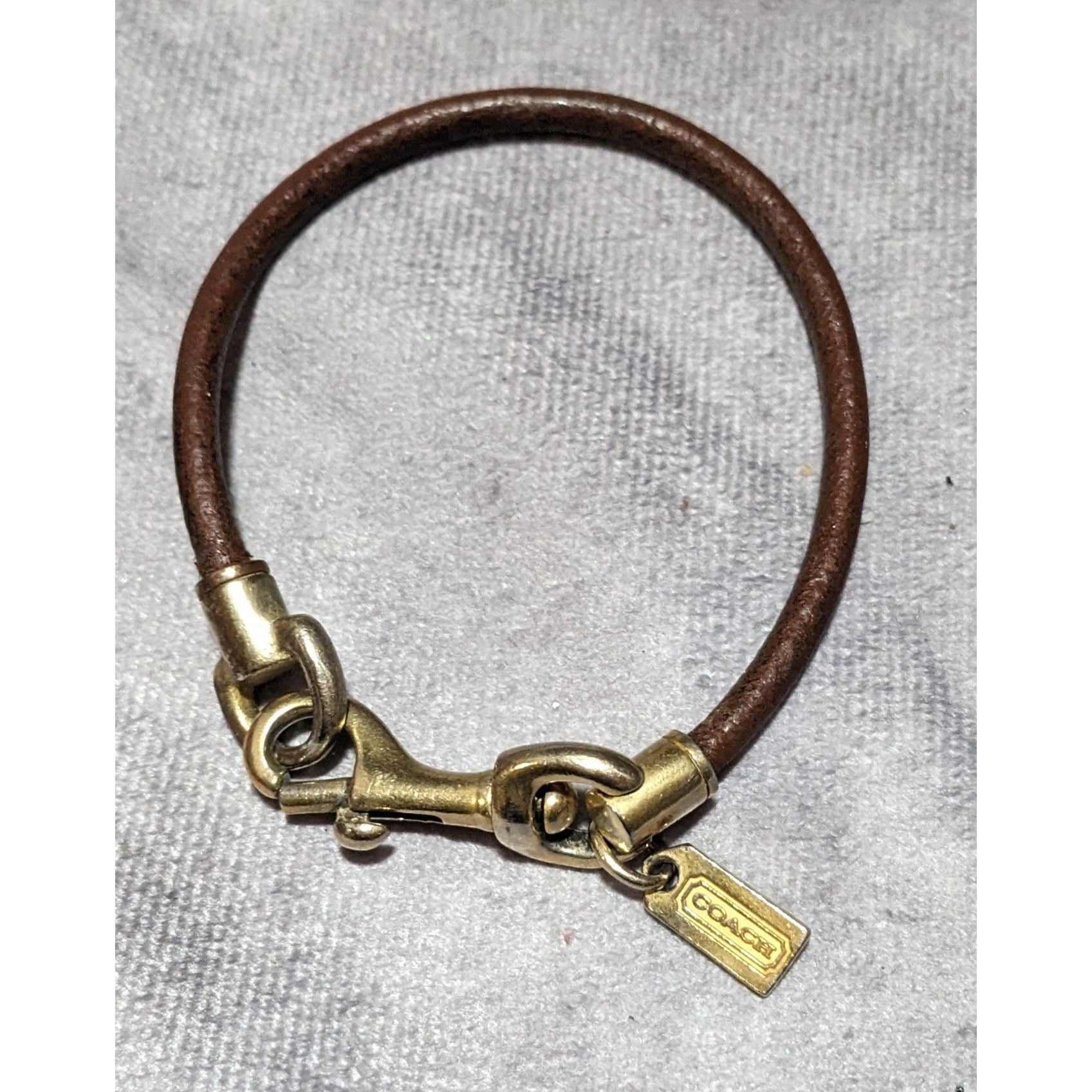 Coach Brown Coach Leather Bracelet | Grailed
