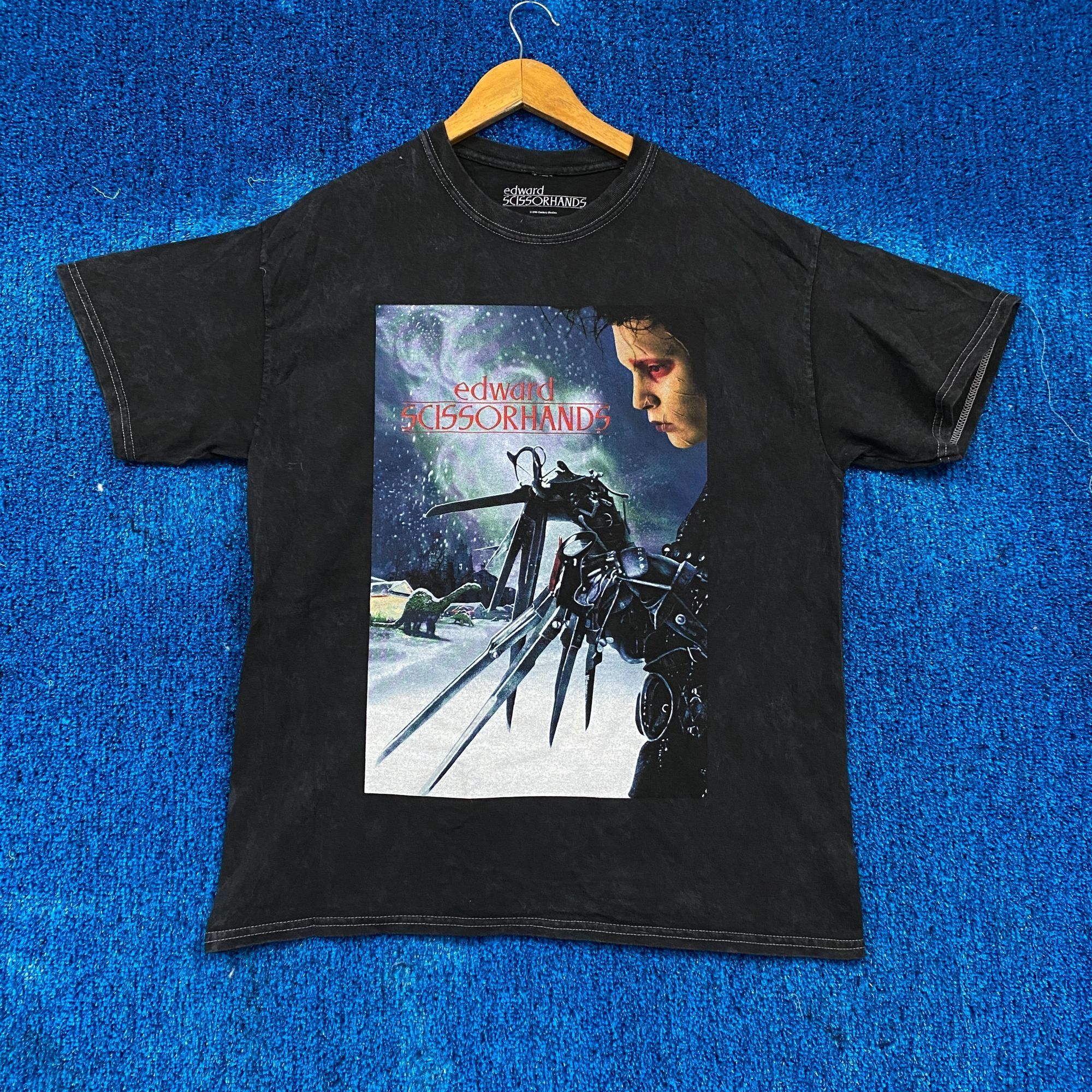 Movie × Streetwear × Very Rare Edward Scissorhands Goth Movie Poster ...