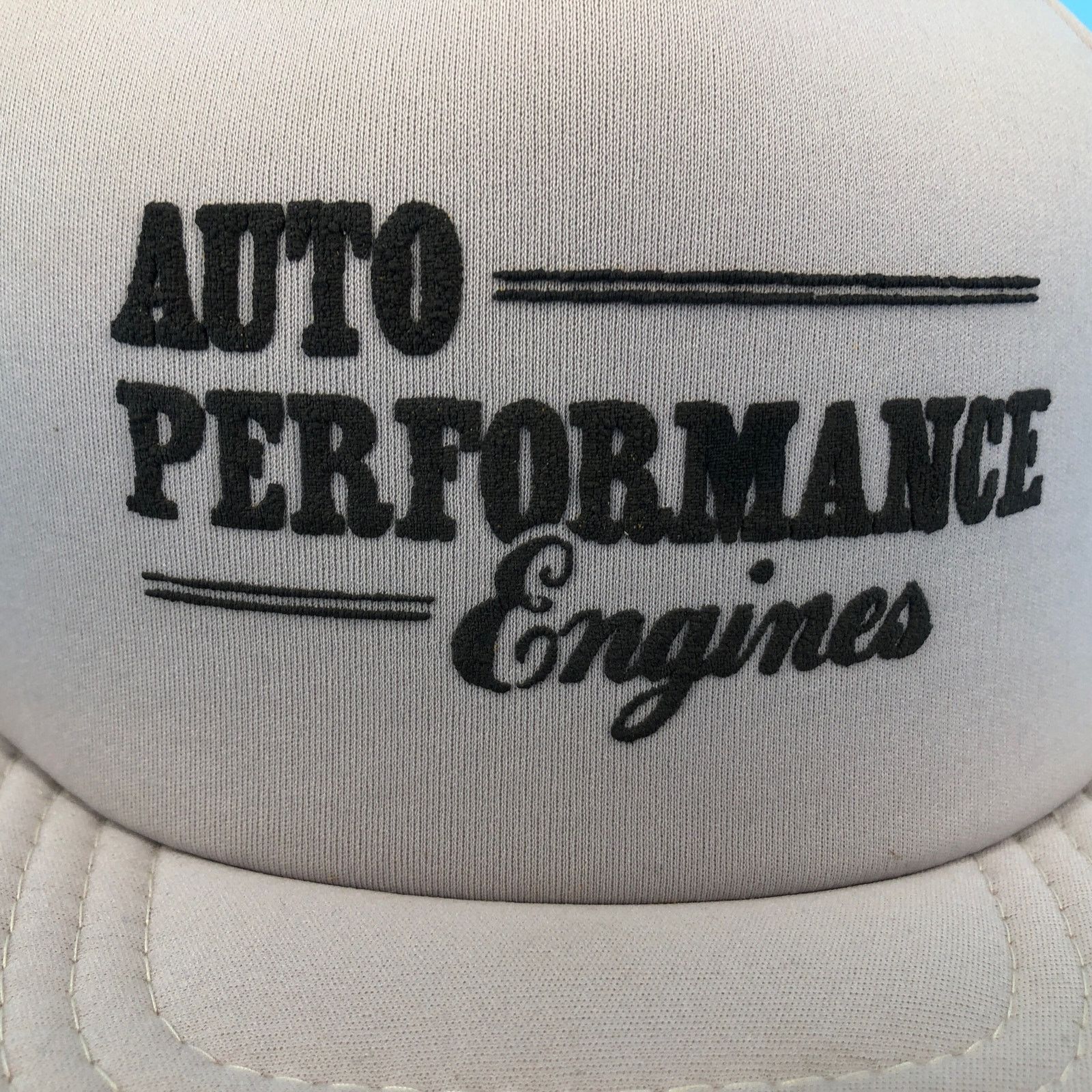 Vintage 80s trucker hat Auto Performance Engines vintage snap back ...