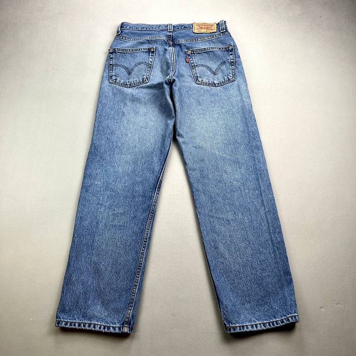 Levi's Levis 550 Jeans Mens 29x30 Blue Denim Relaxed Fit Stone Wash ...