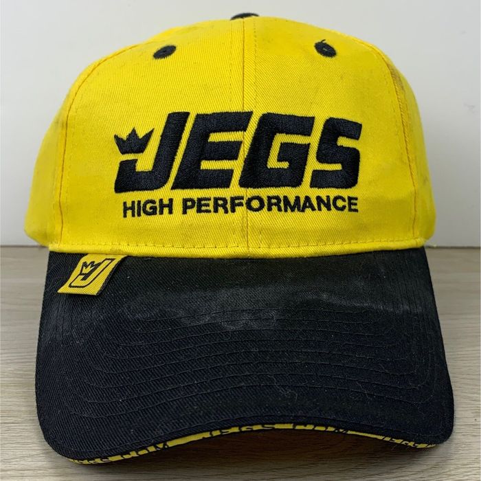 Other JEGS High Performance Hat Yellow Adjustable Hat Black Yellow ...