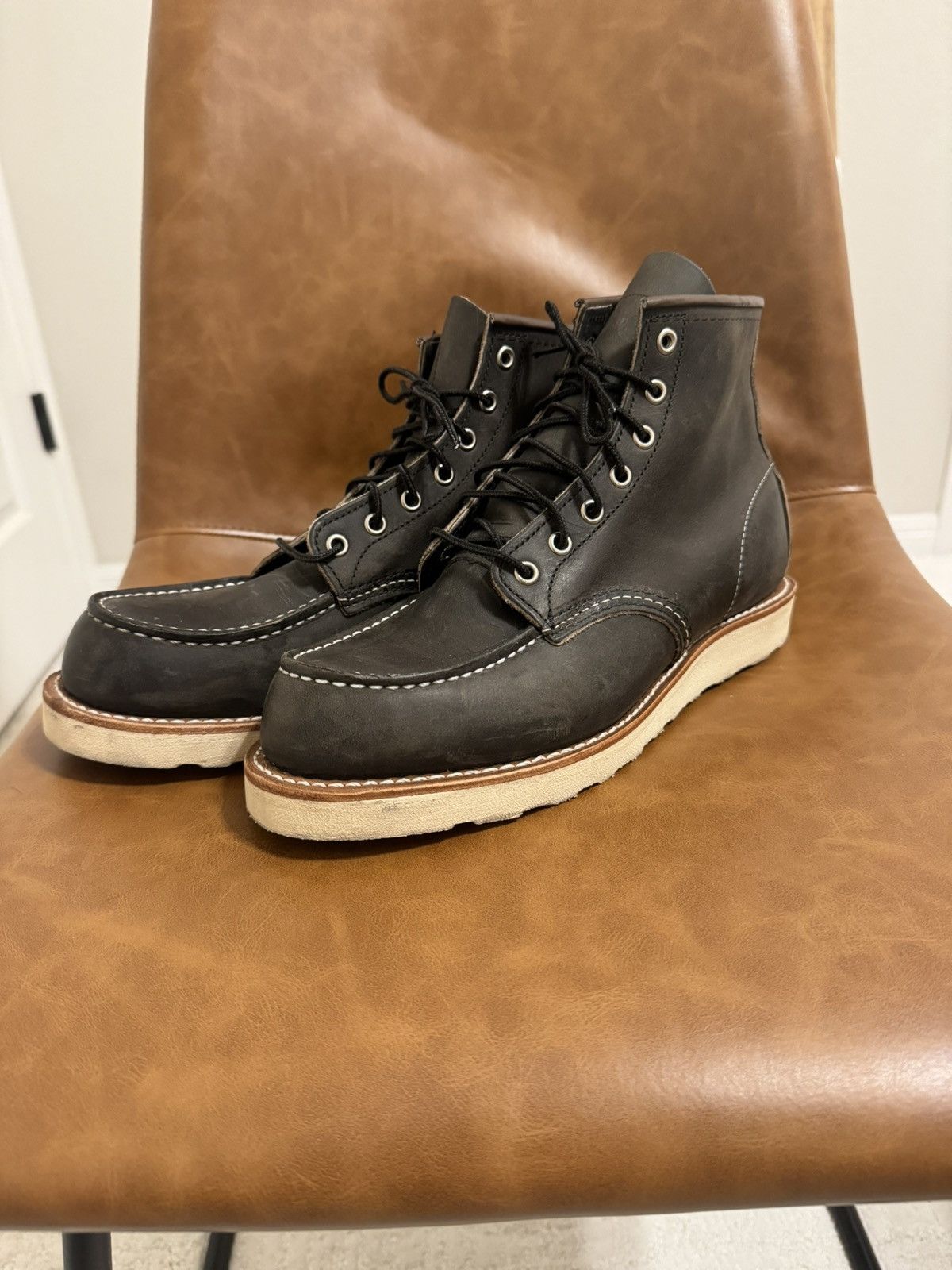 Red Wing STAG Exclusive Red Wing 6” Moc Toe Boot no. 8890 (Charcoal ...