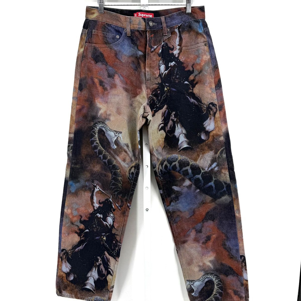 Supreme Supreme Frank Frazetta Warrior Print | Grailed