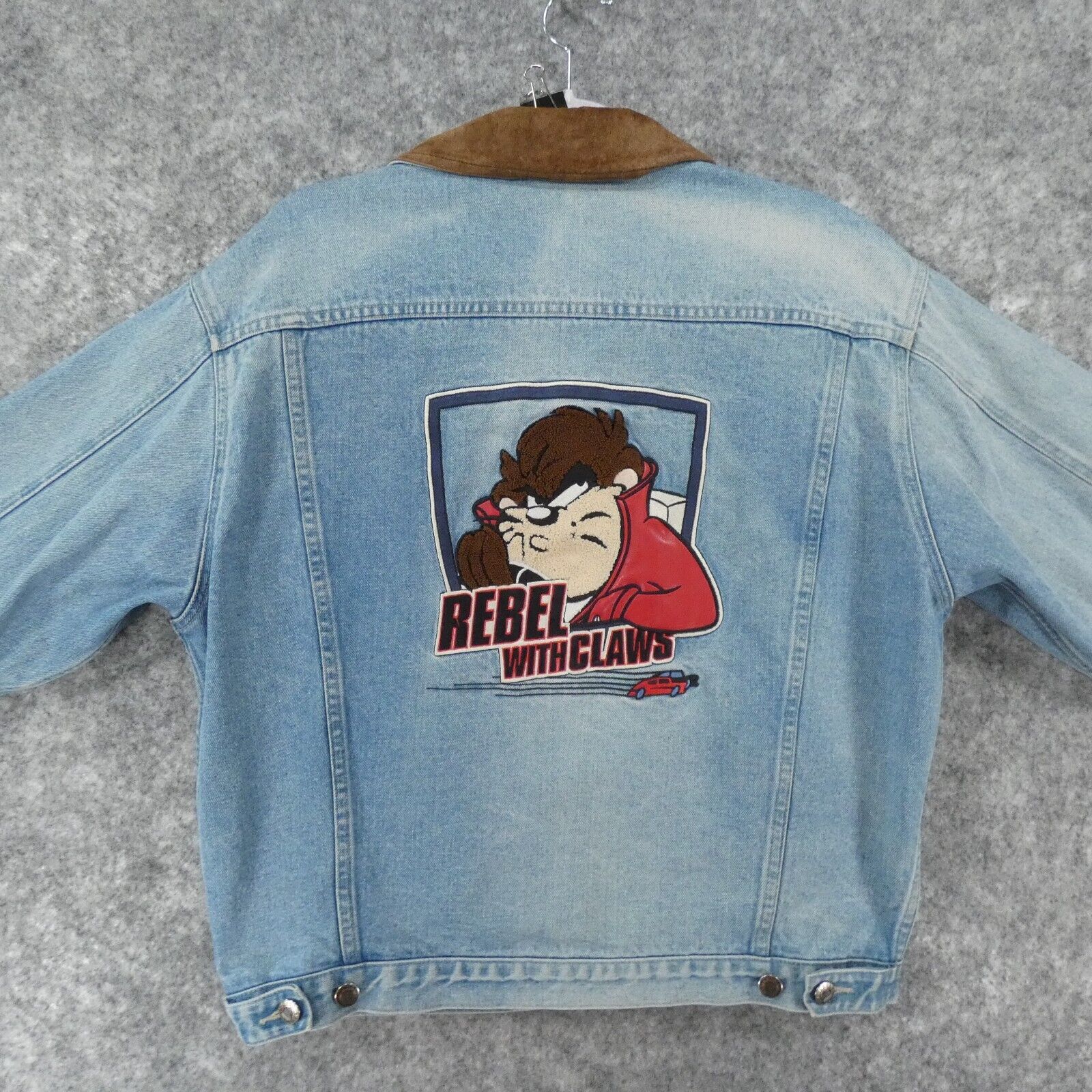 Vintage Vintage Warner Bros Studio Store Jacket Men Medium Denim Taz ...