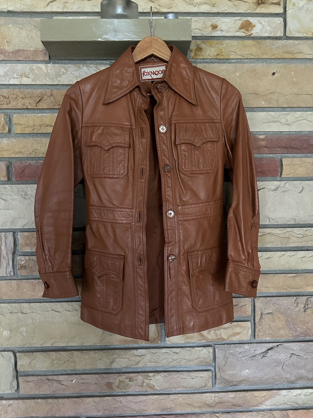 Japanese Brand × Streetwear × Vintage Vintage 70s Foxmoor Leather ...