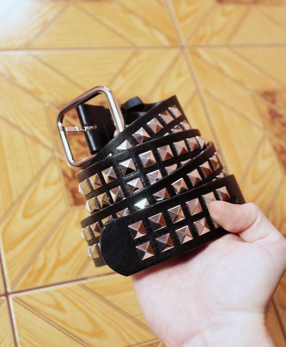 Vintage 🖤 Y2K Punk Belt Pyramid Studded 120cm 🖤 | Grailed