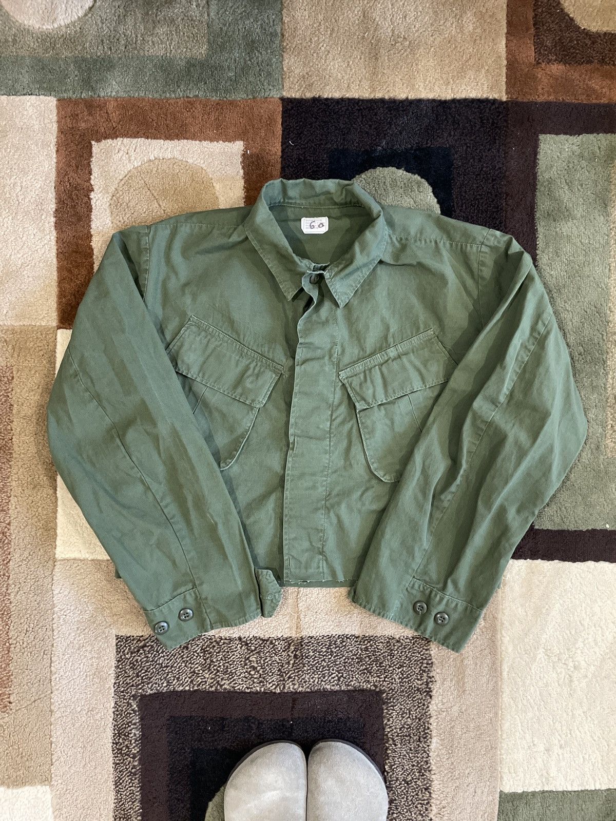 Vintage Vintage 1969 Cropped Military OG-107 Jacket | Grailed