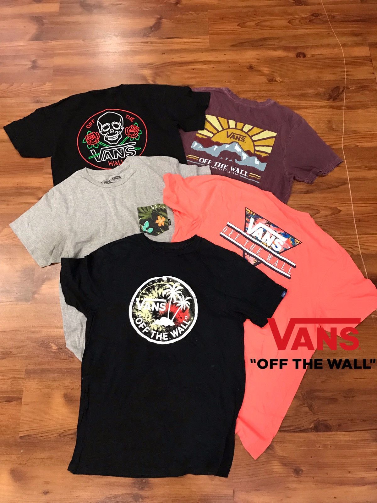 Skategang × Vans × Vintage COMBO! Vans adult Tees with RANDOM SIZE ...