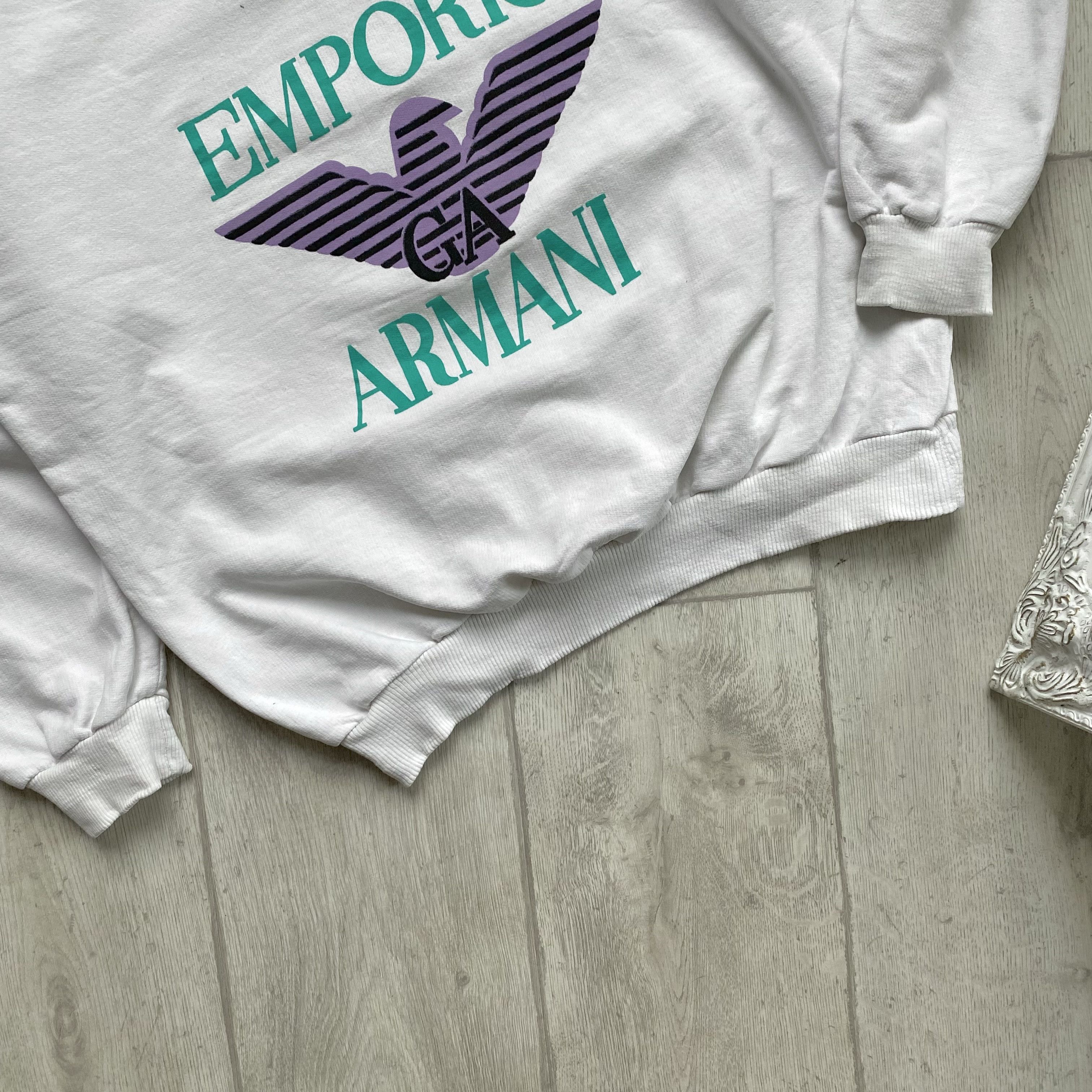 Emporio Armani × Rare × Vintage RARE Vintage 80s Emporio Armani logo ...