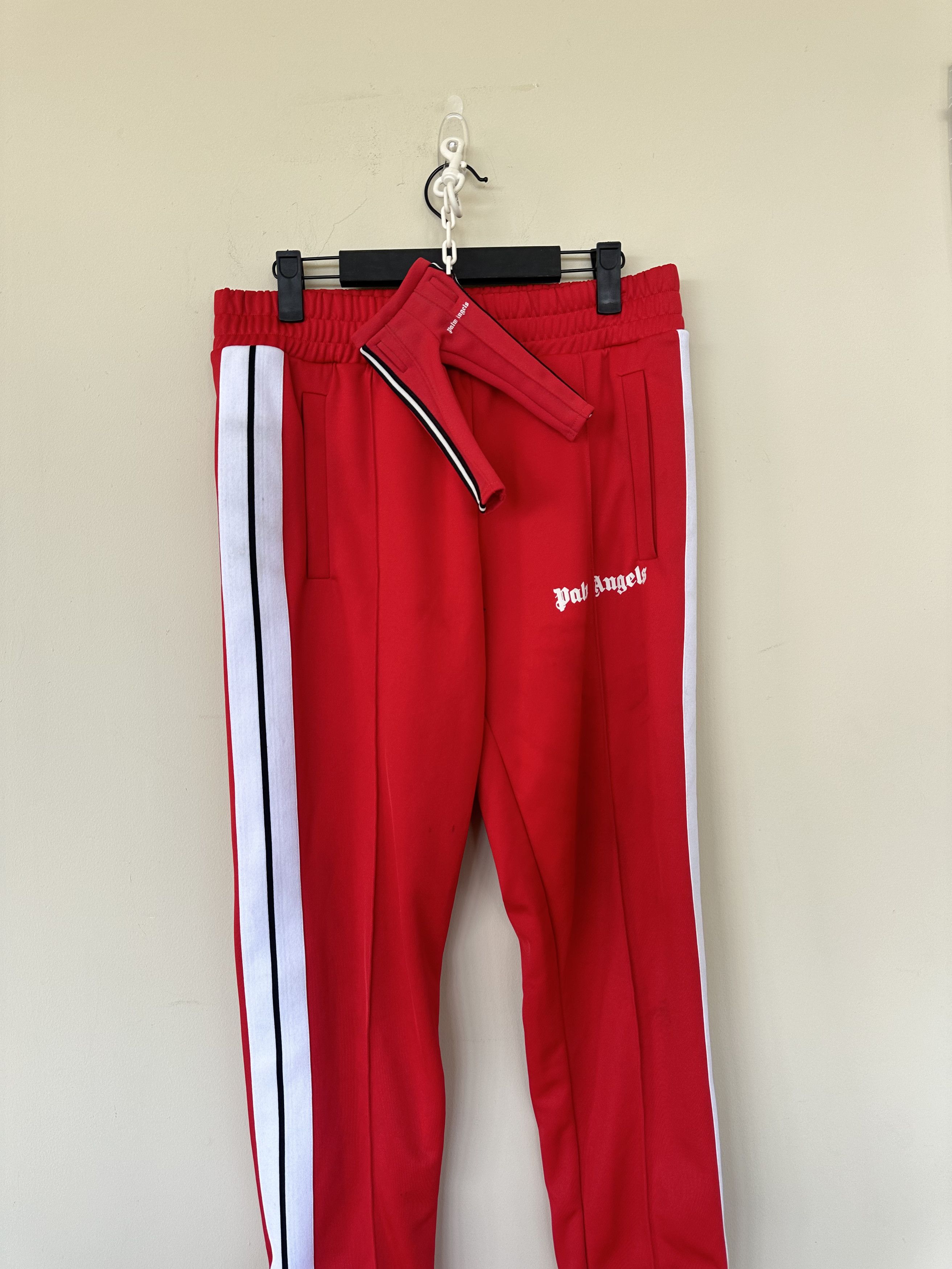 Palm Angels Palm Angels Red Sweats | Grailed
