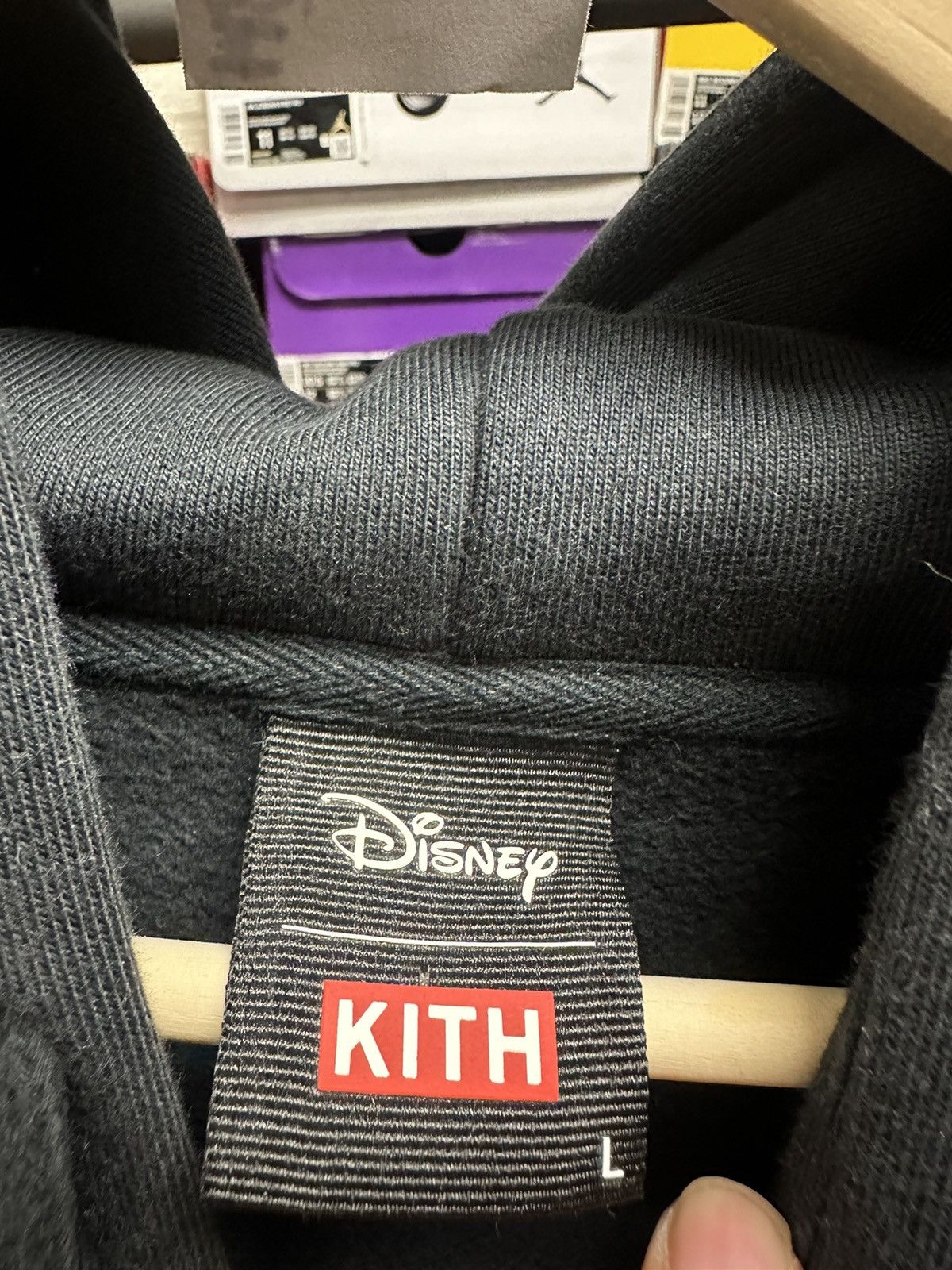 Kith Kith x disney Mickey Mouse hoodie large new | Grailed