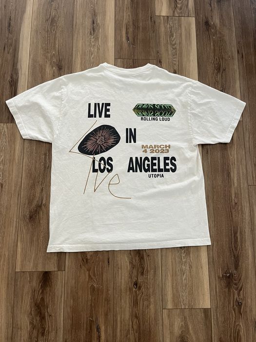 Travis Scott travis scott la rolling loud merch | Grailed