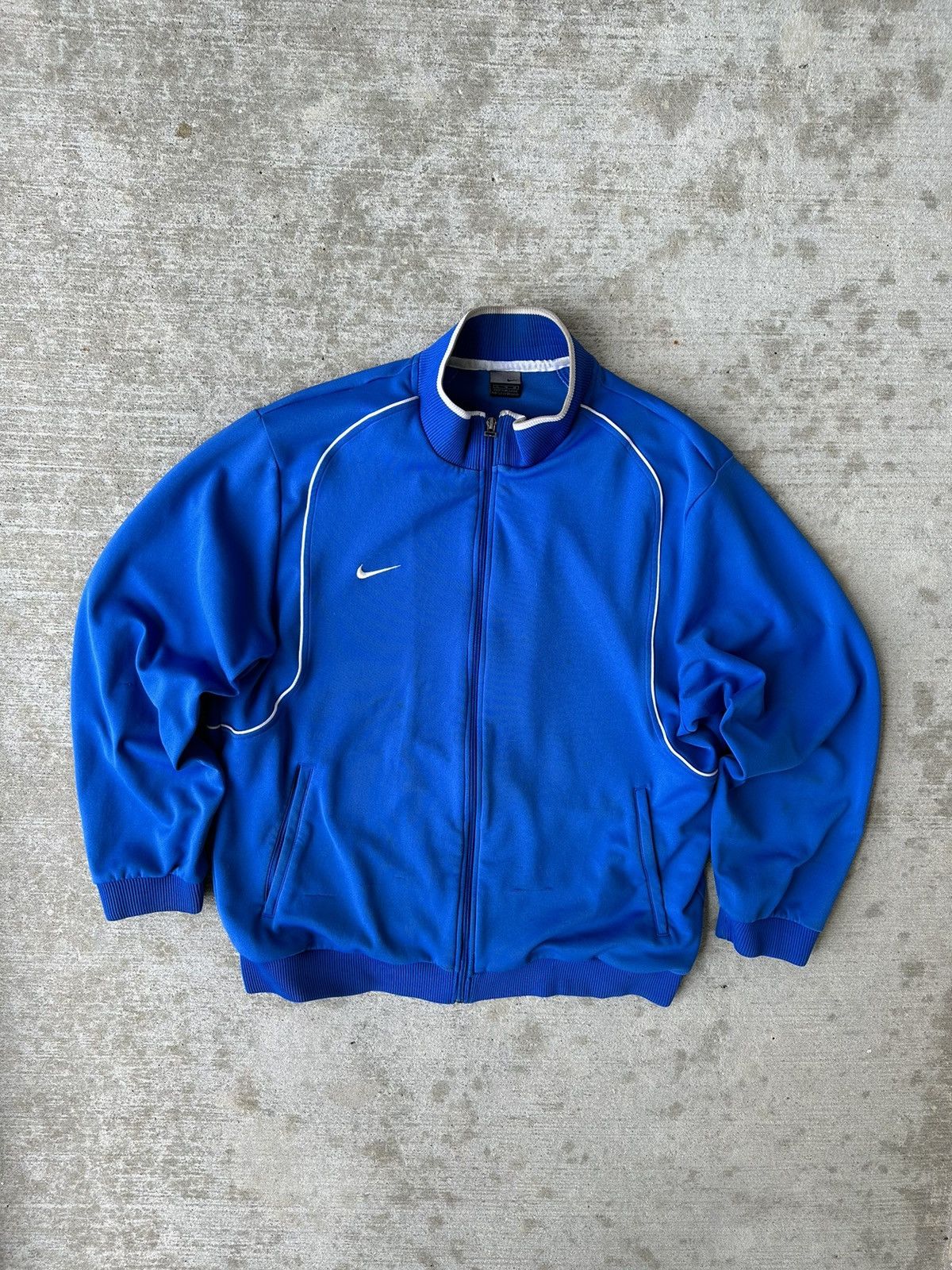 Nike × Streetwear × Vintage Y2K Nike Baby Blue Track Jacket | Grailed
