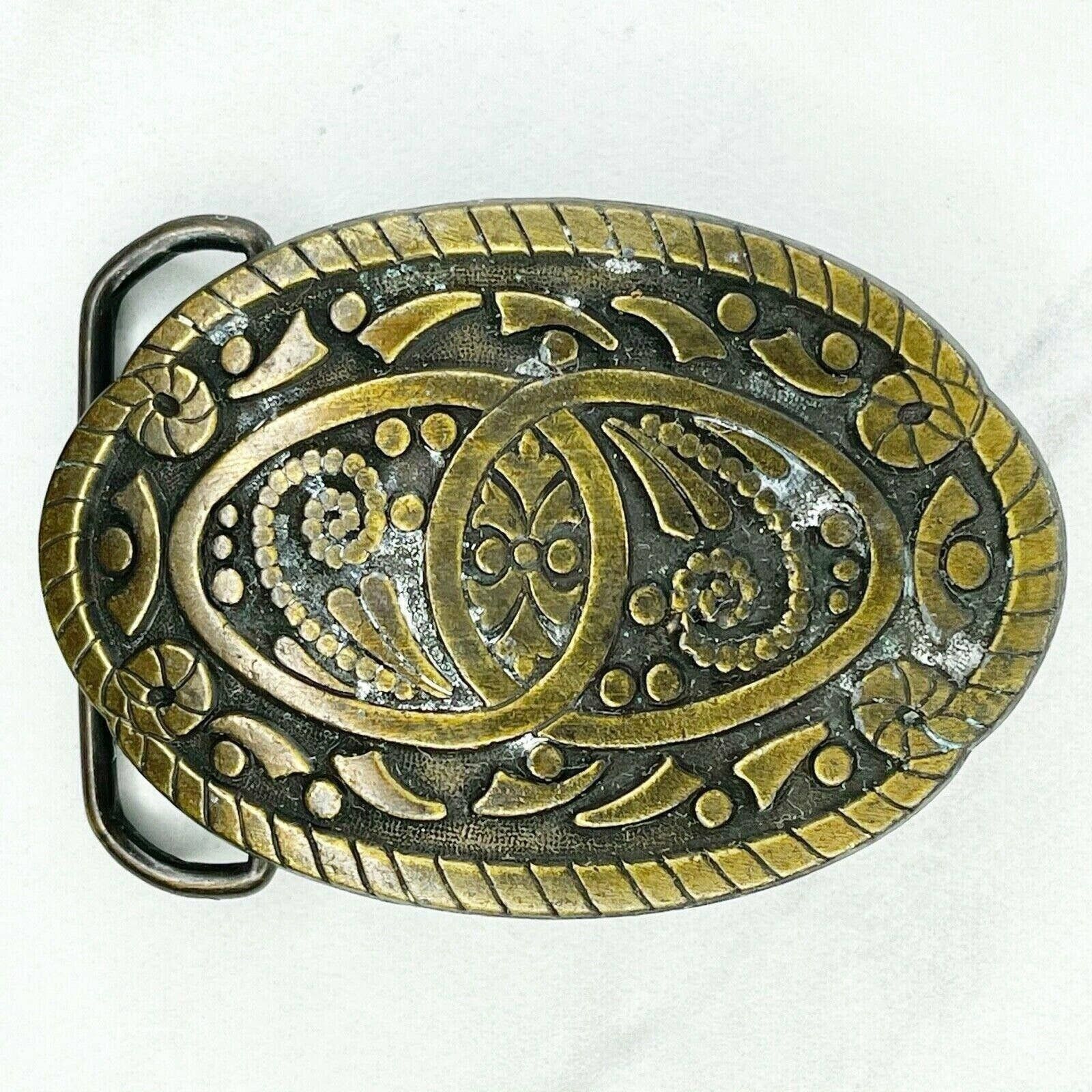 Other Paisley Western Style Oval Gold Tone Belt Buckle | Grailed