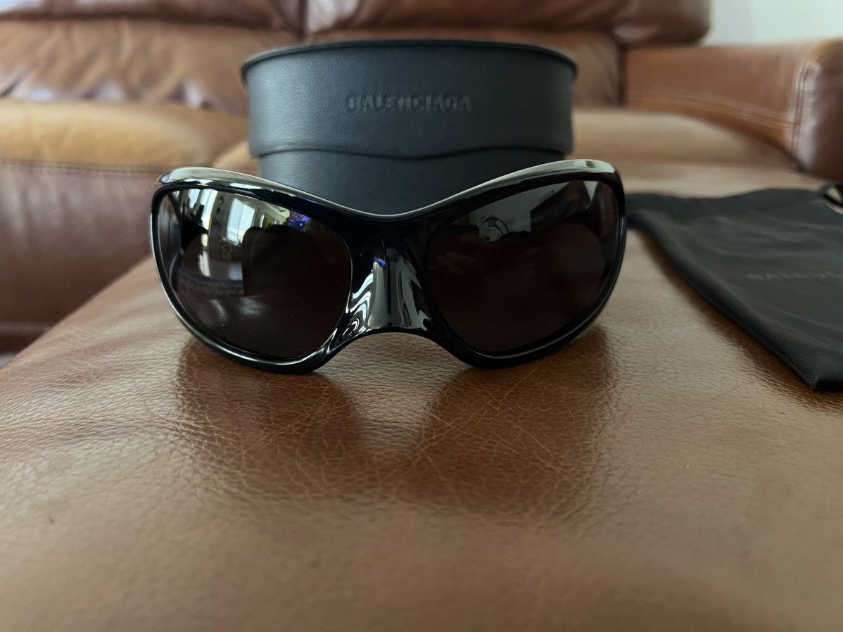 Balenciaga Balenciaga skin xxl cat sunglasses | Grailed