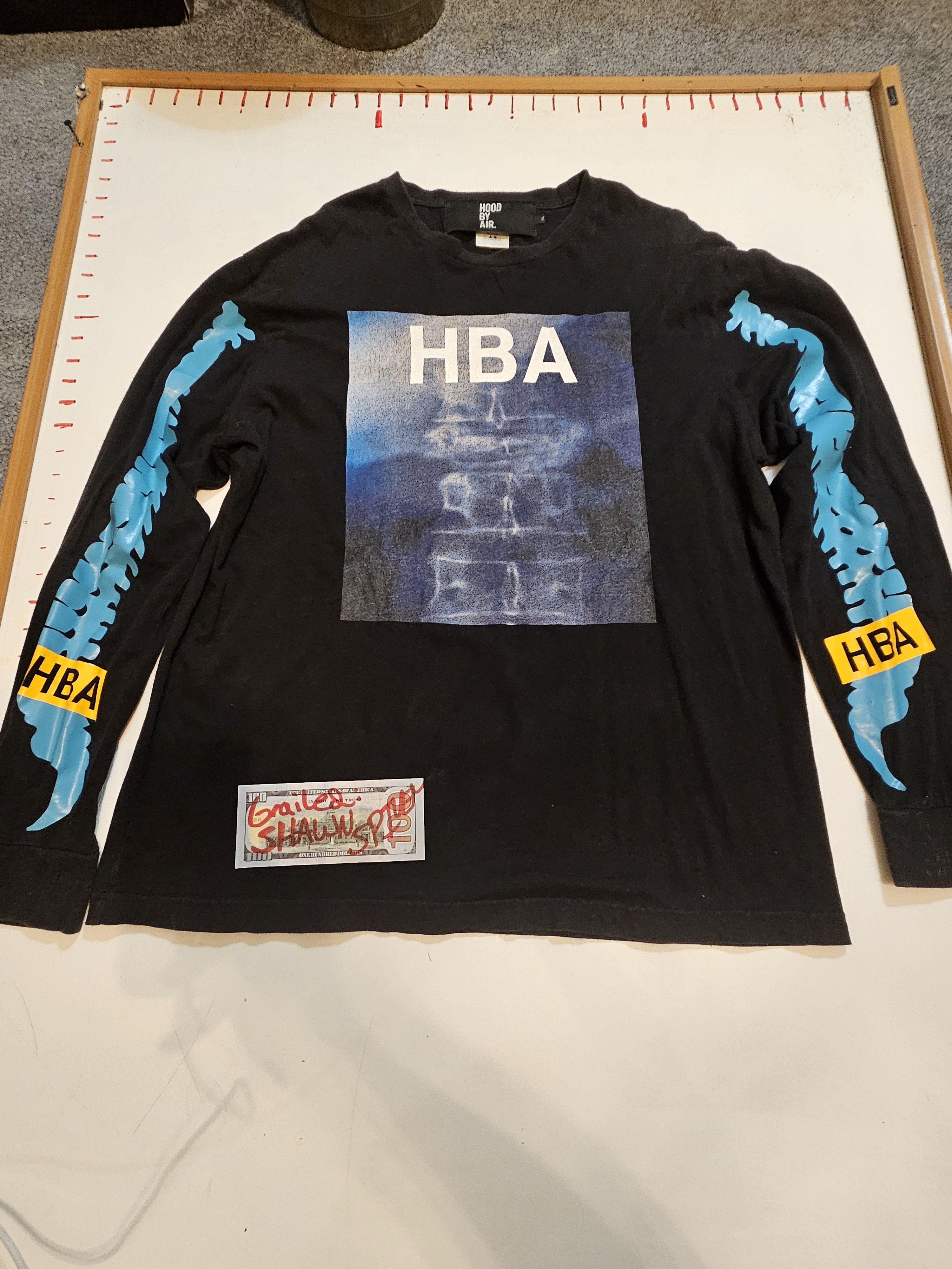 Hood By Air HBA Skeleton Xray Shirt | Grailed
