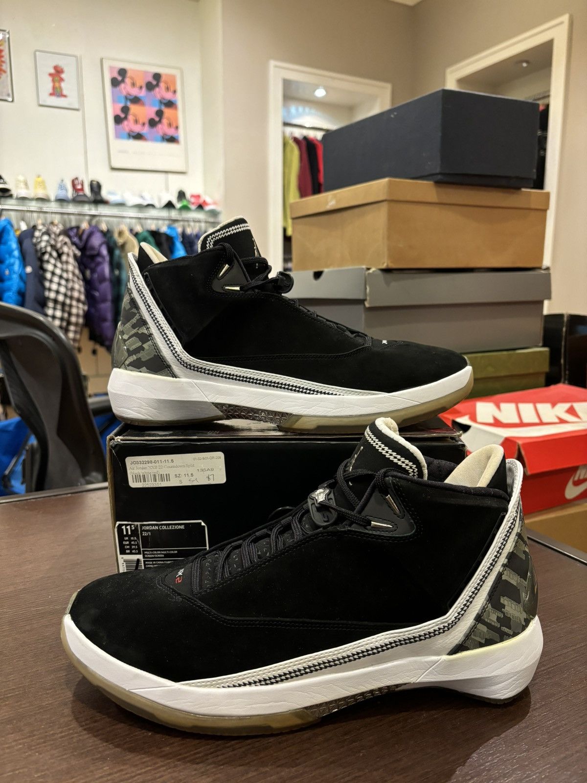 Jordan Brand Jordan 22 OG Black/White CDP | Grailed