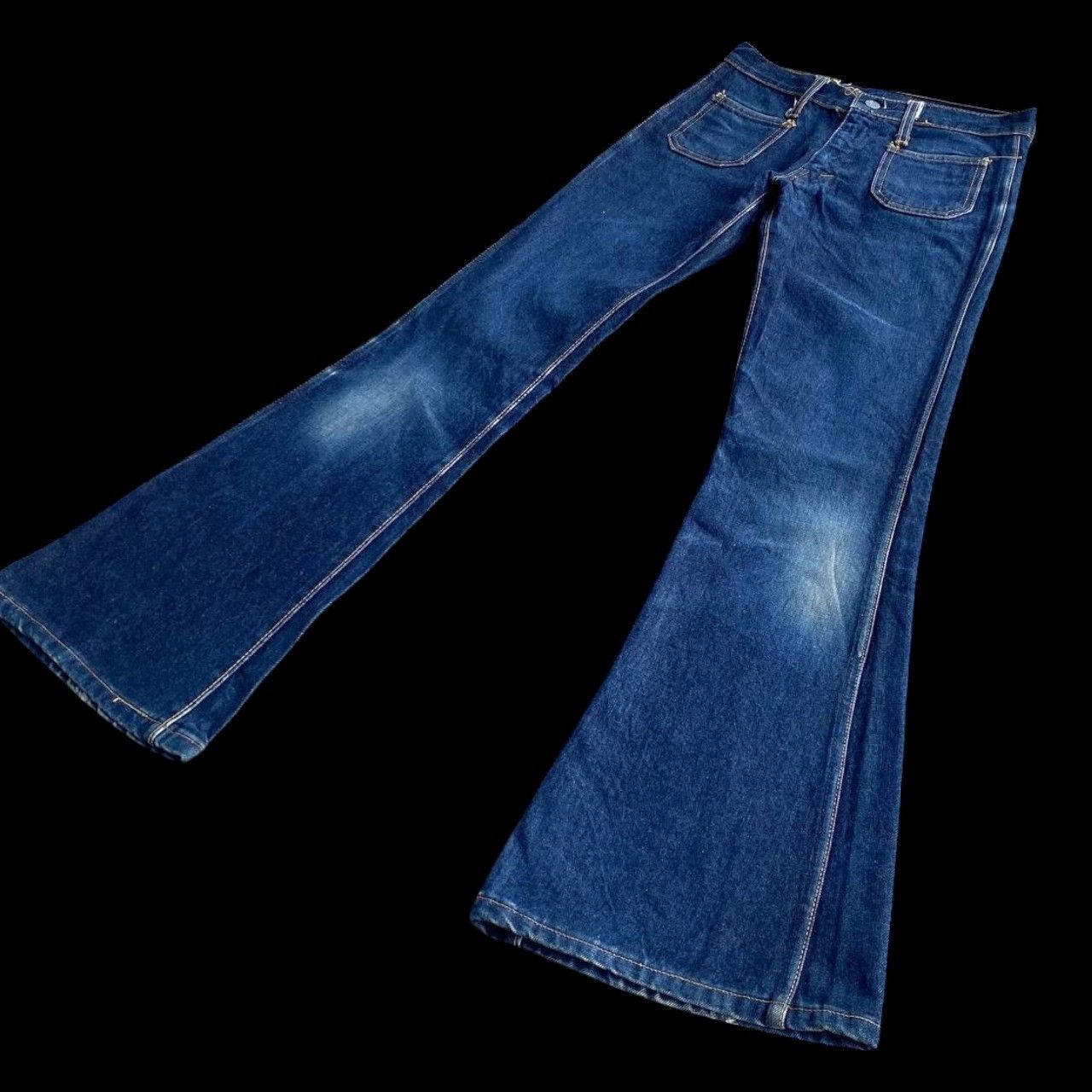 Big John × Vintage VINTAGE 80-90s BIG JOHN FLARED BOTTOMBELL BUSH PANT ...