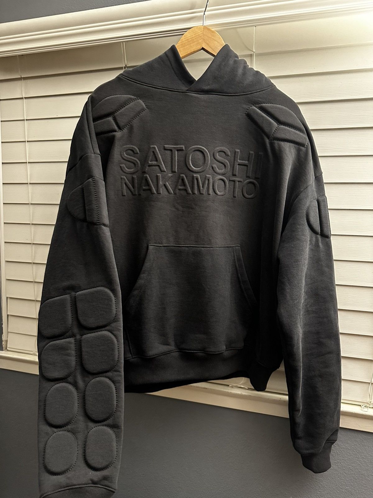 Satoshi Nakamoto Satoshi Nakamoto Black Moto Hoodie | Grailed