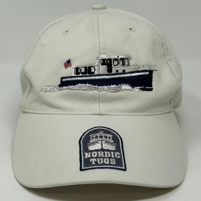 Other Nordic Tugs Dad Hat White Boats Nautical Boating Marine Cap | Grailed