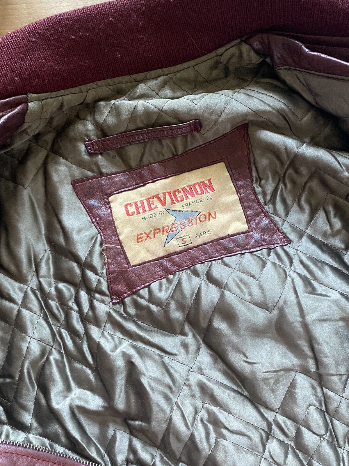 Chevignon Aviator Leather Jacket | Grailed