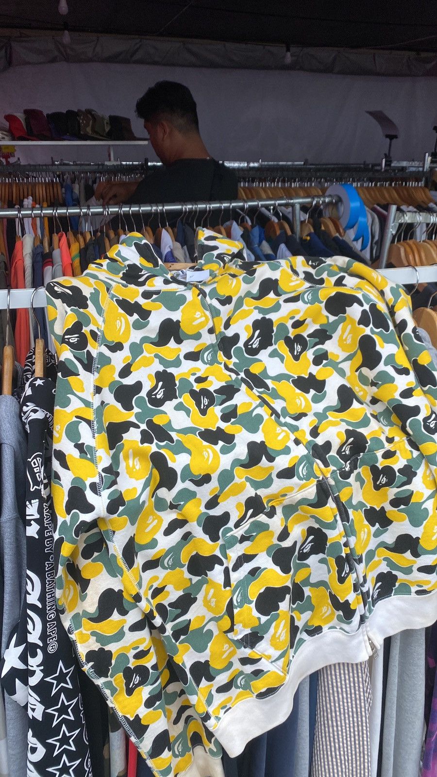 Bape × Nigo RARE!! Exclusive A Bathing Ape Osaka City Camo Yellow Candy ...