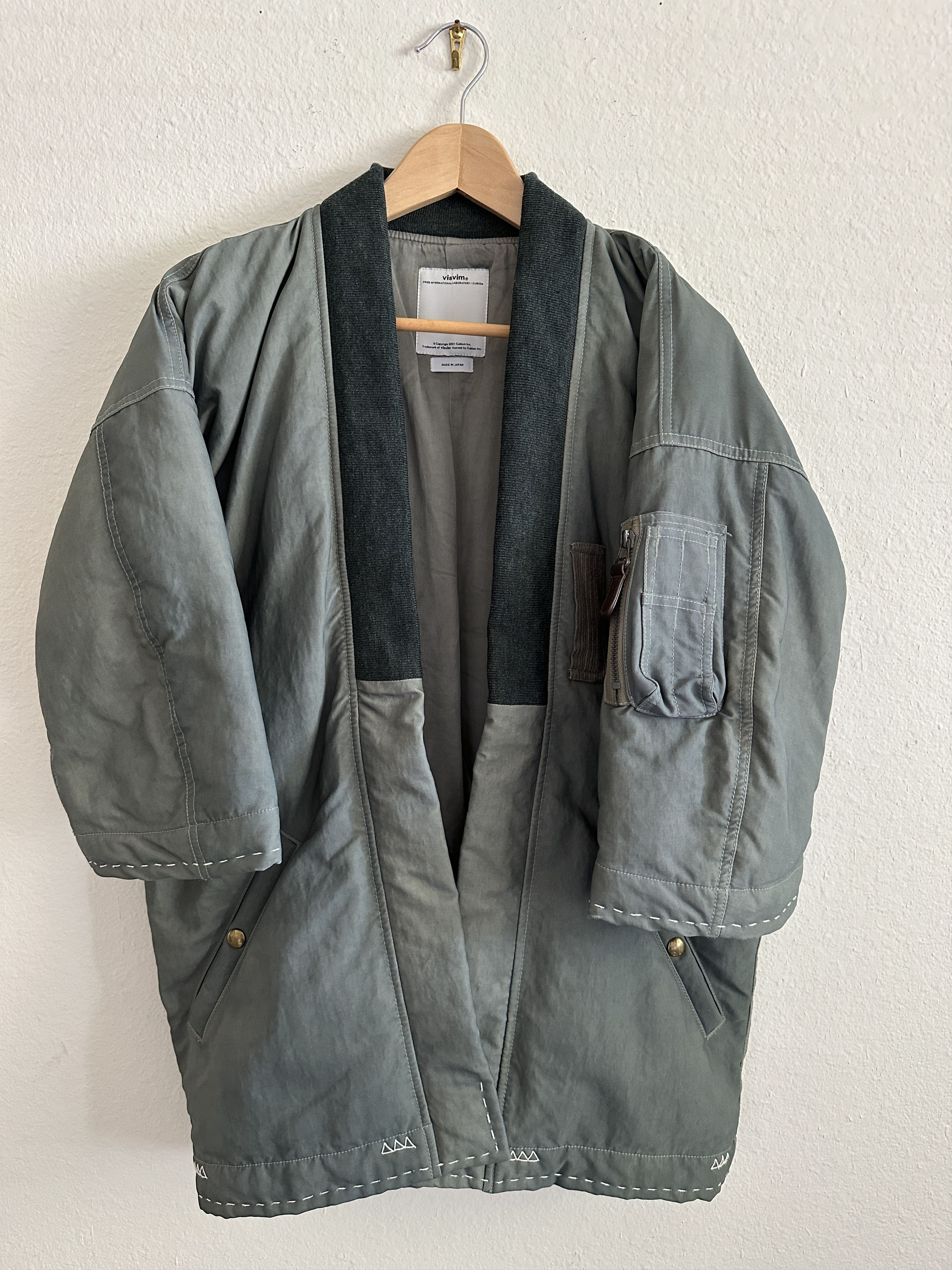 Visvim Visvim Sanjuro Kimono Down Jkt, OG AW15 Version | Grailed