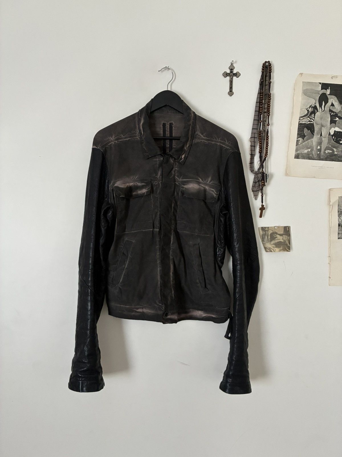 Rick Owens Rick Owens DRKSHDW FW11 Hybrid Trucker Jacket | Grailed
