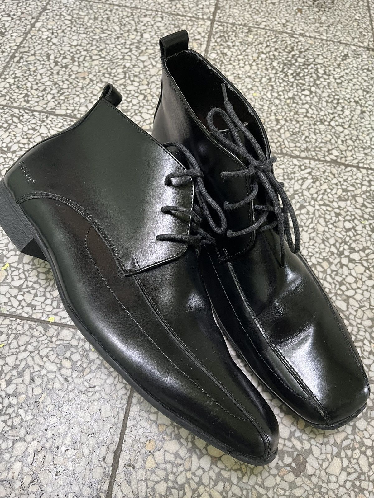 Avant Garde × Kangol × Leather Vintage Kangol Leather Loafers Boots ...