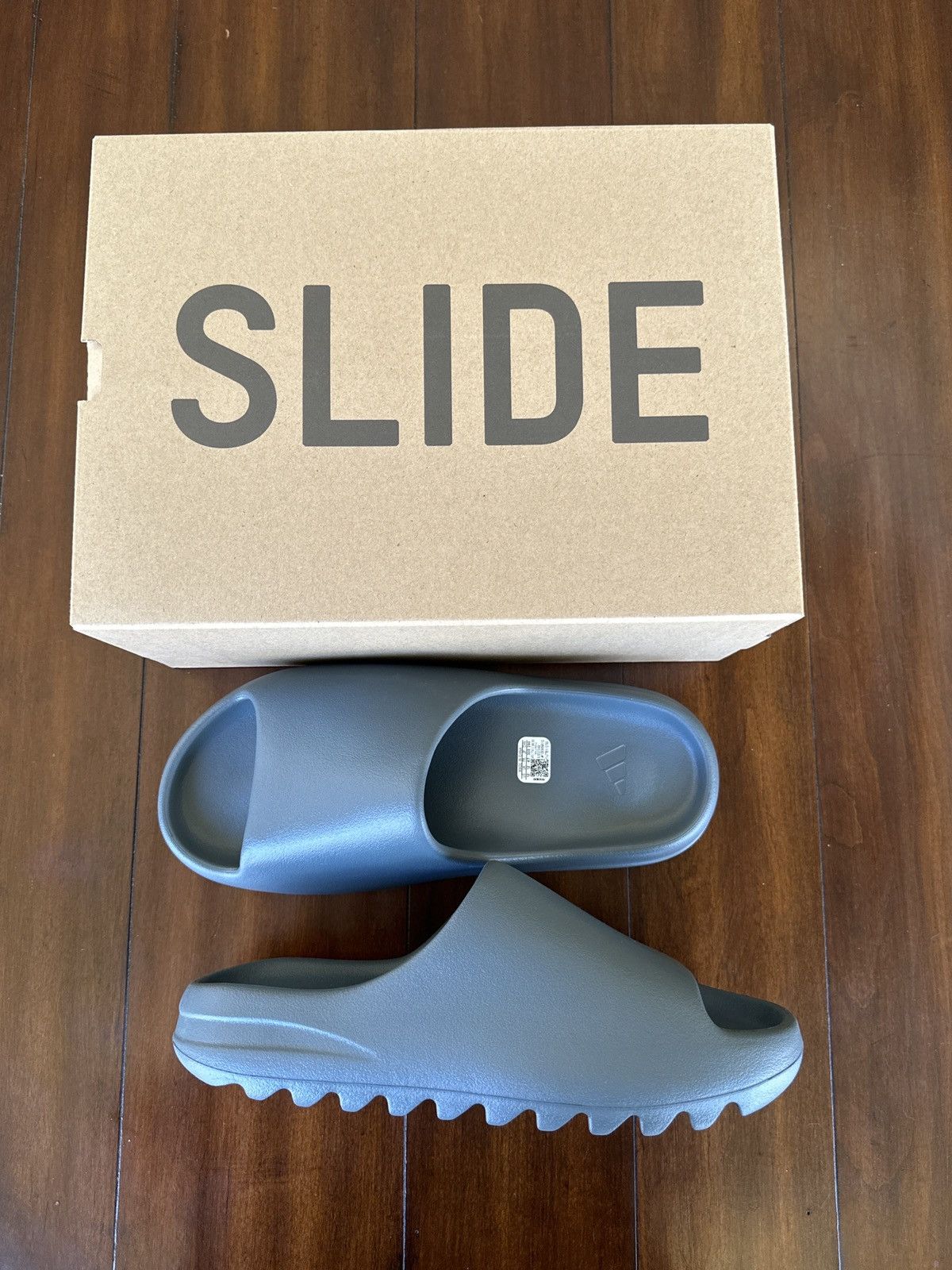 Adidas × Kanye West Yeezy Slide Slate Marine | Grailed