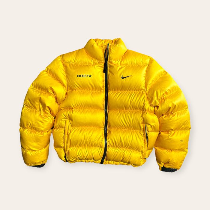 Nike Nike X NOCTA Puffer Jacket Yellow Size XL | Grailed