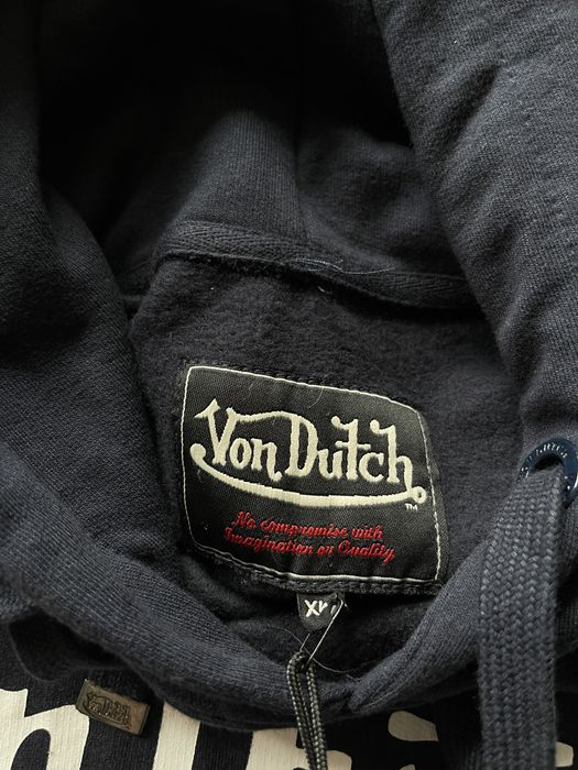 Vintage Vintage Von Dutch Logo Hooded Sweatshirt | Grailed