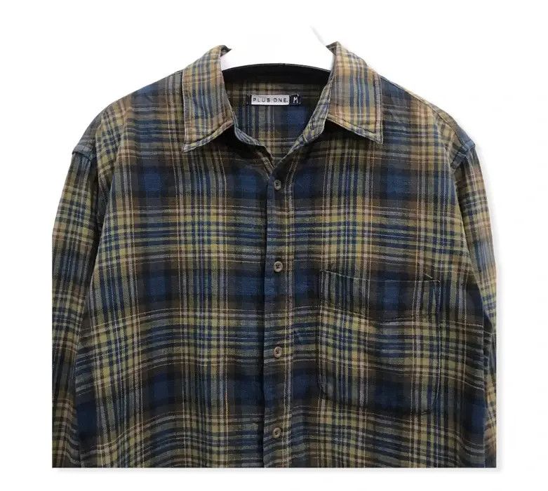 Flannel Plus One Plaid Tartan Flannel Shirt | Grailed